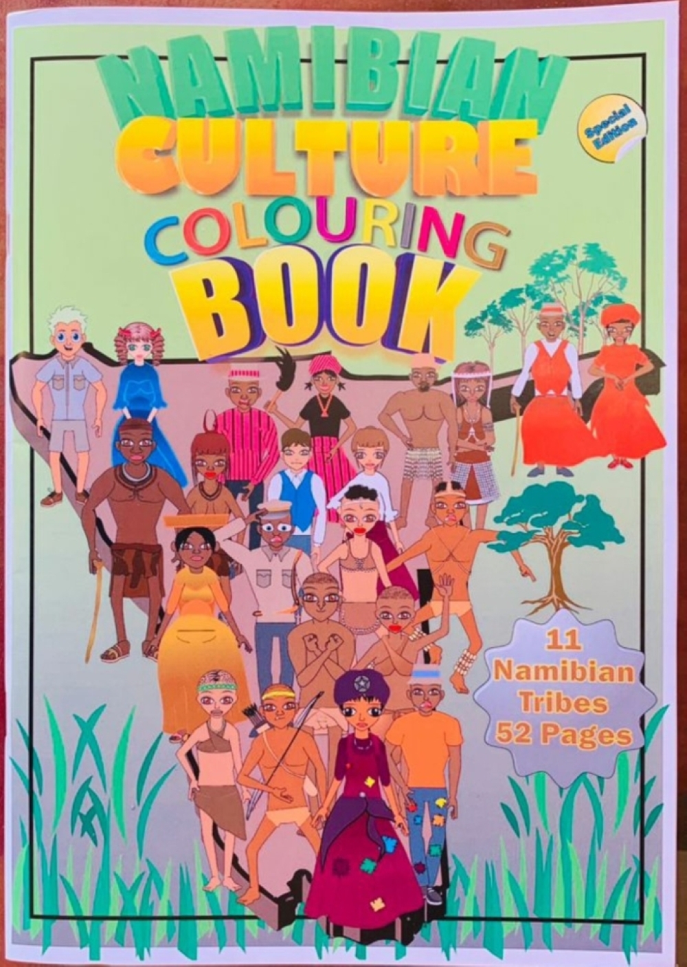 Namibian colouring book launched - The NMH School Newspaper Project ...